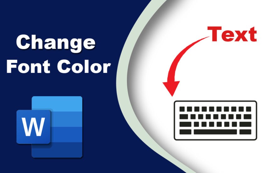 How to change font color in word using keyboard How to change font color in word using keyboard