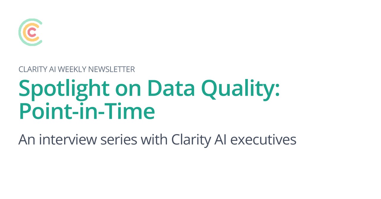 Point-in-Time as a Dimension of ESG Data Quality Point-in-Time as a Dimension of ESG Data Quality