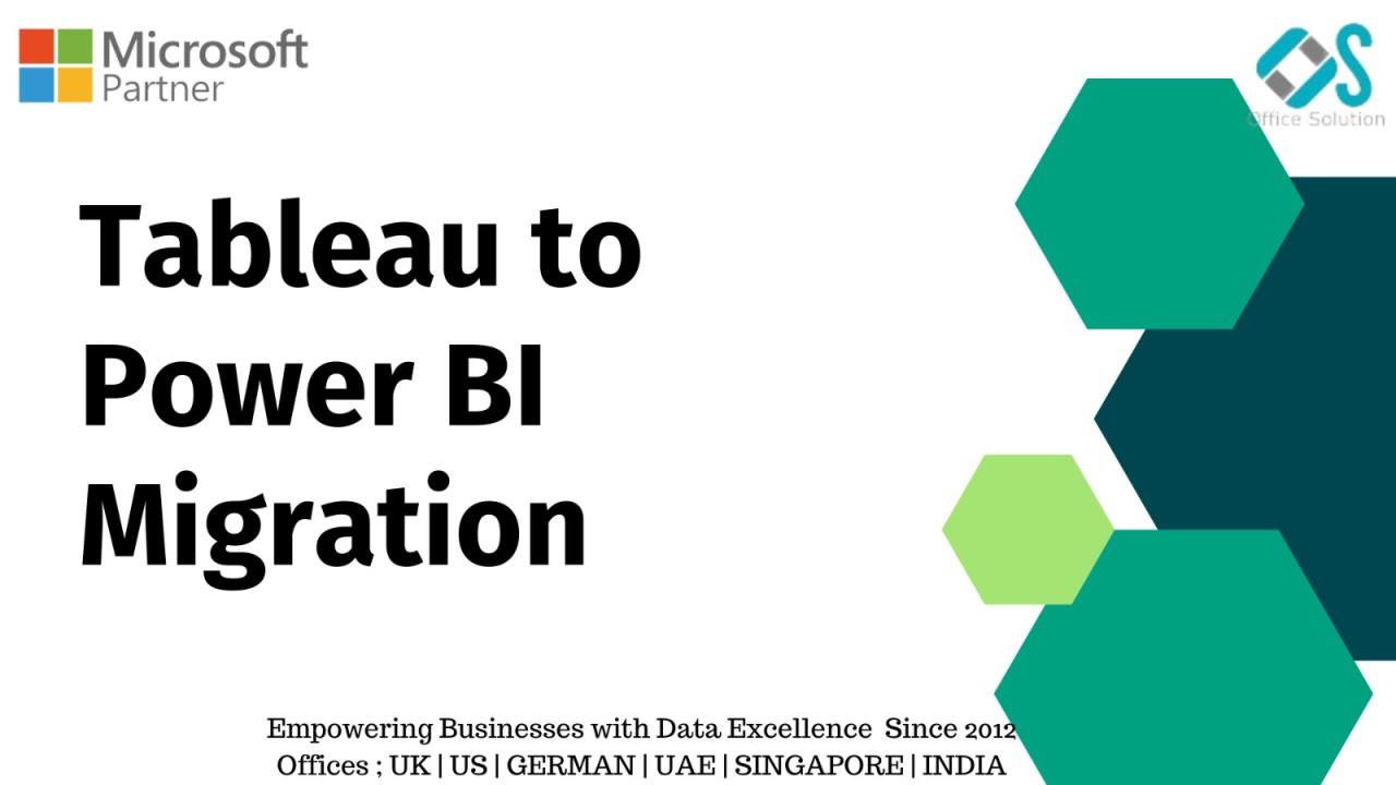 Tableau to Power BI Migration Tableau to Power BI Migration