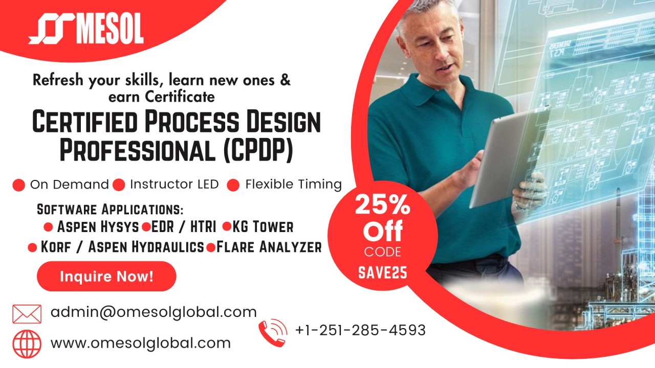 Online Course: Certified Process Design Professional (CPDP) Online Course: Certified Process Design Professional (CPDP)