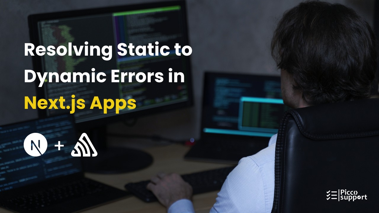 Diagnosing Static to Dynamic Errors in Next.js apps with Sentry Diagnosing Static to Dynamic Errors in Next.js apps with Sentry