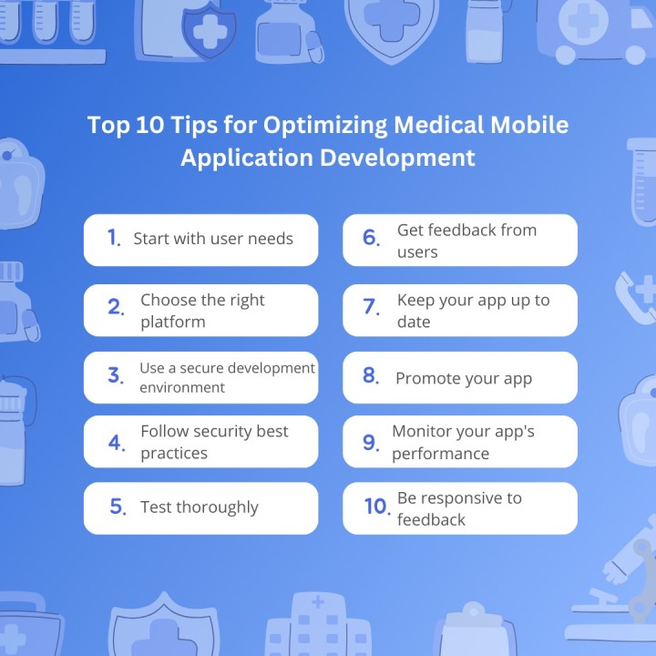 Top 10 Tips for Optimizing Medical Mobile Application Development Top 10 Tips for Optimizing Medical Mobile Application Development