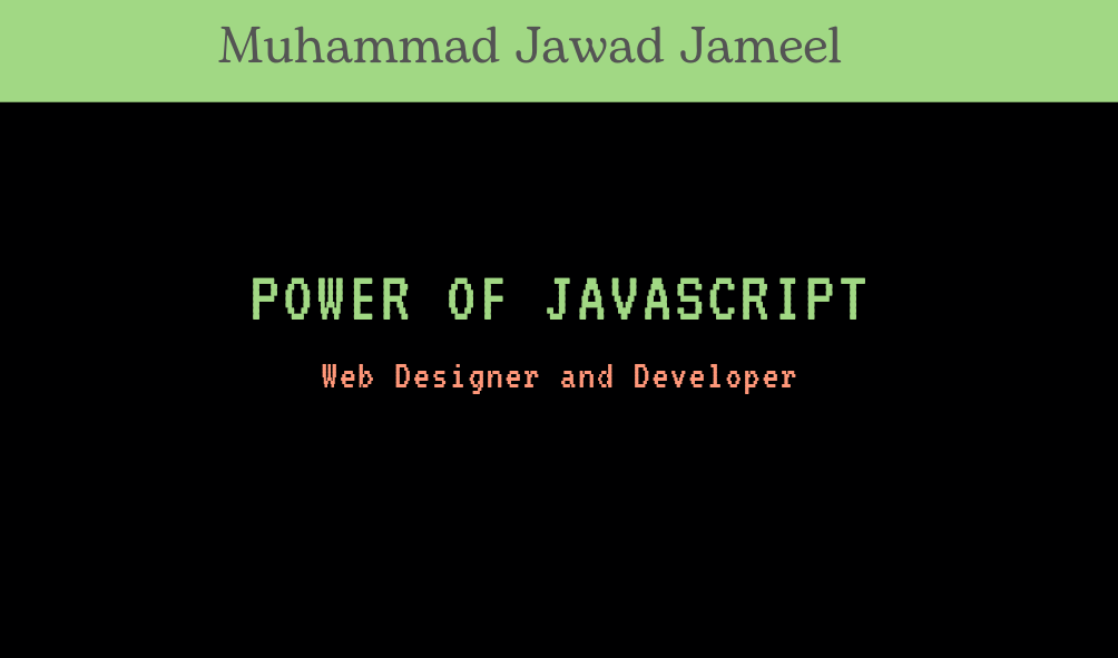 Web Power of 😯javascript? Web Power of 😯javascript?