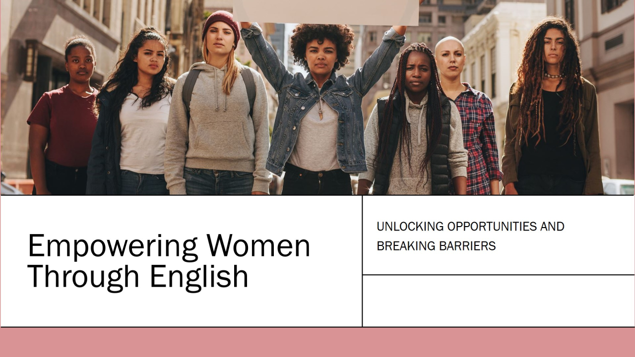 Empoderamento Feminino: As Possibilidades do Inglês Empoderamento Feminino: As Possibilidades do Inglês