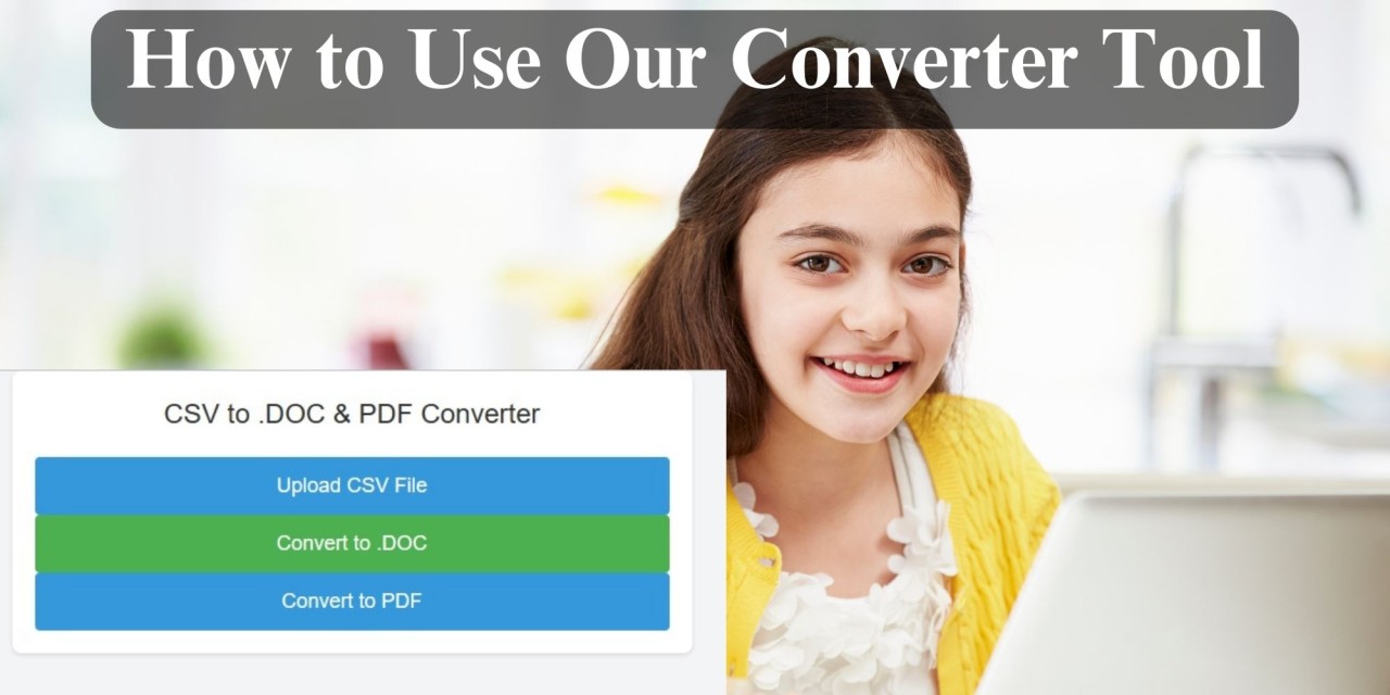 Convert CSV to .DOC & PDF Effortlessly Convert CSV to .DOC & PDF Effortlessly