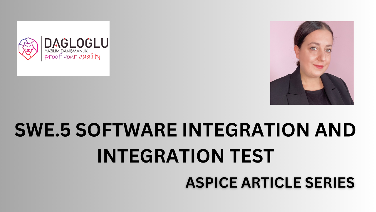 ASPICE / SWE.5 Software Integration and Integration Test ASPICE / SWE.5 Software Integration and Integration Test