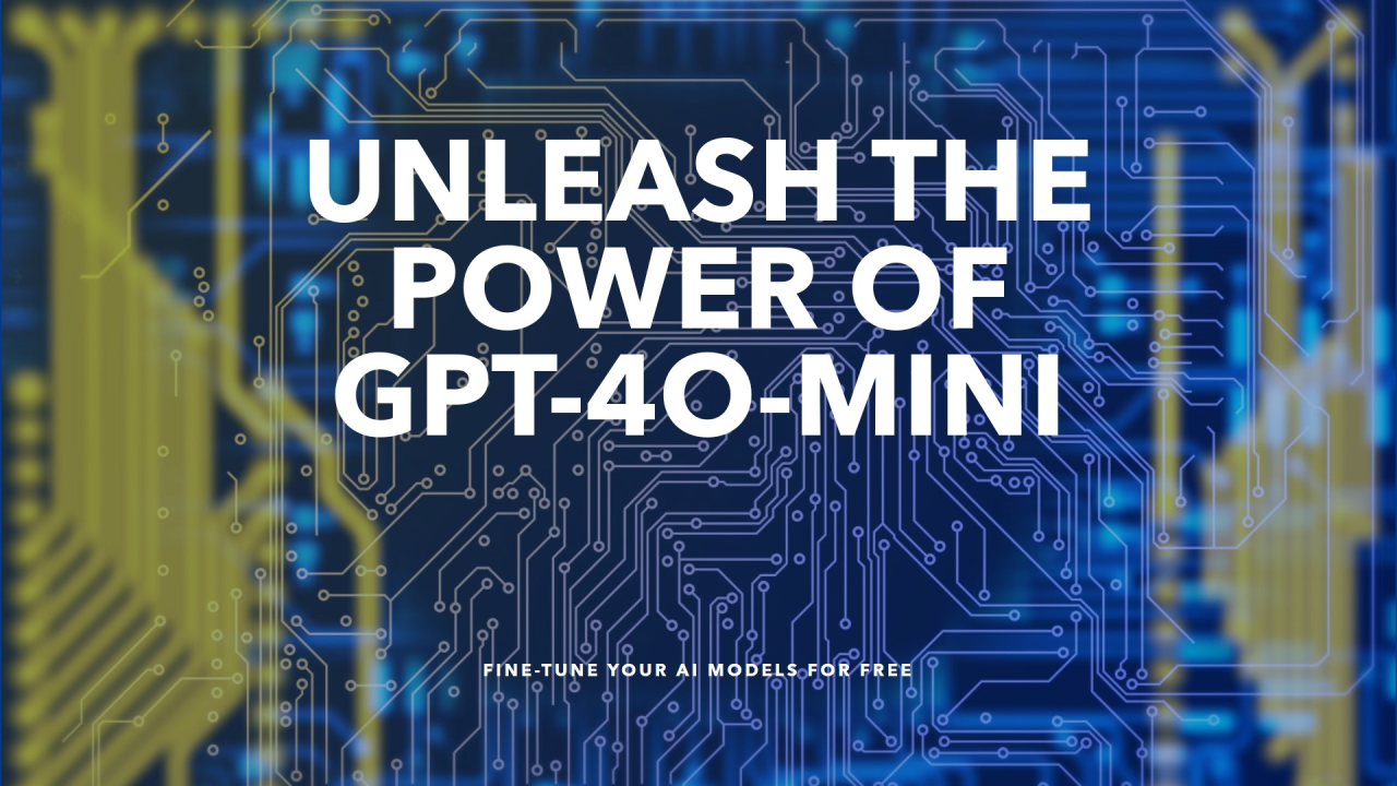🚀 GPT-4o-mini Fine-Tuning --> Free 🚀 GPT-4o-mini Fine-Tuning --> Free