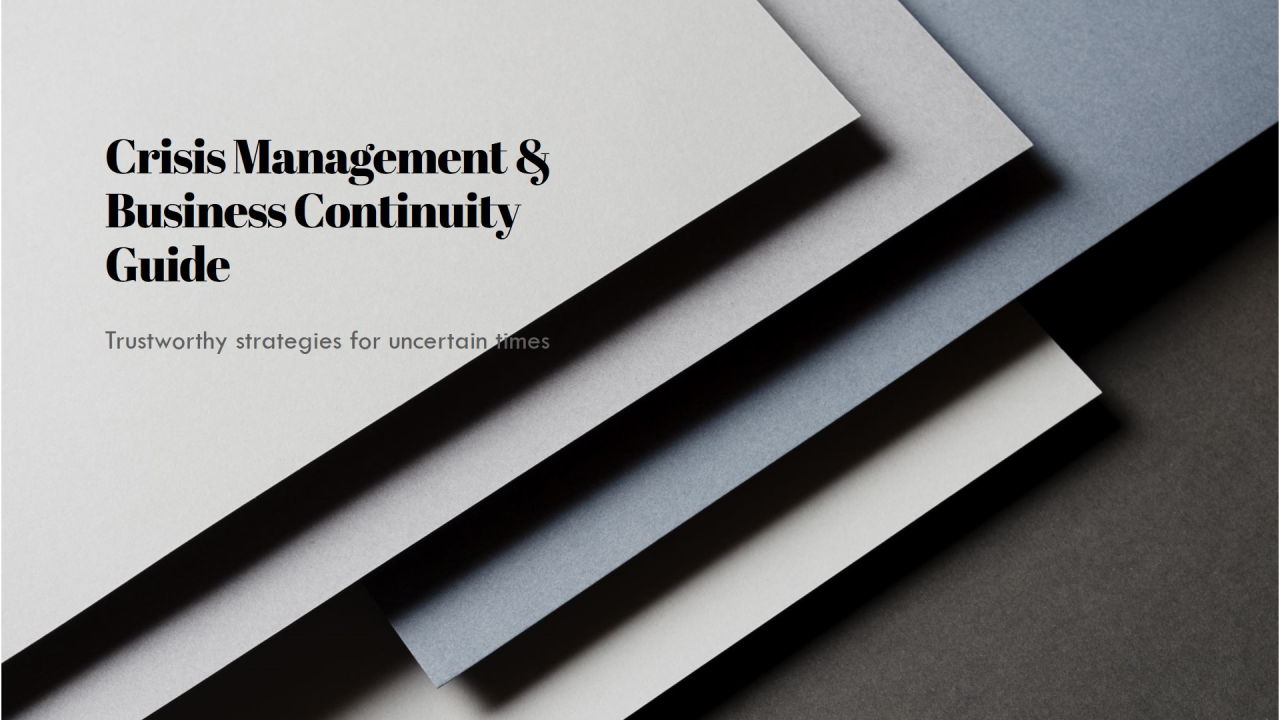 Key Strategies for Crisis Management and Business Continuity in 2024 Key Strategies for Crisis Management and Business Continuity in 2024