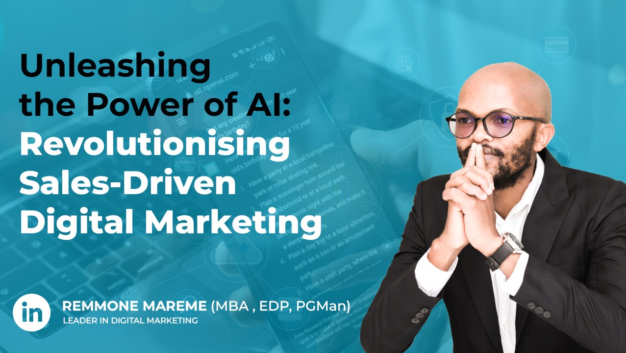Unleashing the Power of AI: Revolutionising Sales-Driven Digital Marketing Unleashing the Power of AI: Revolutionising Sales-Driven Digital Marketing