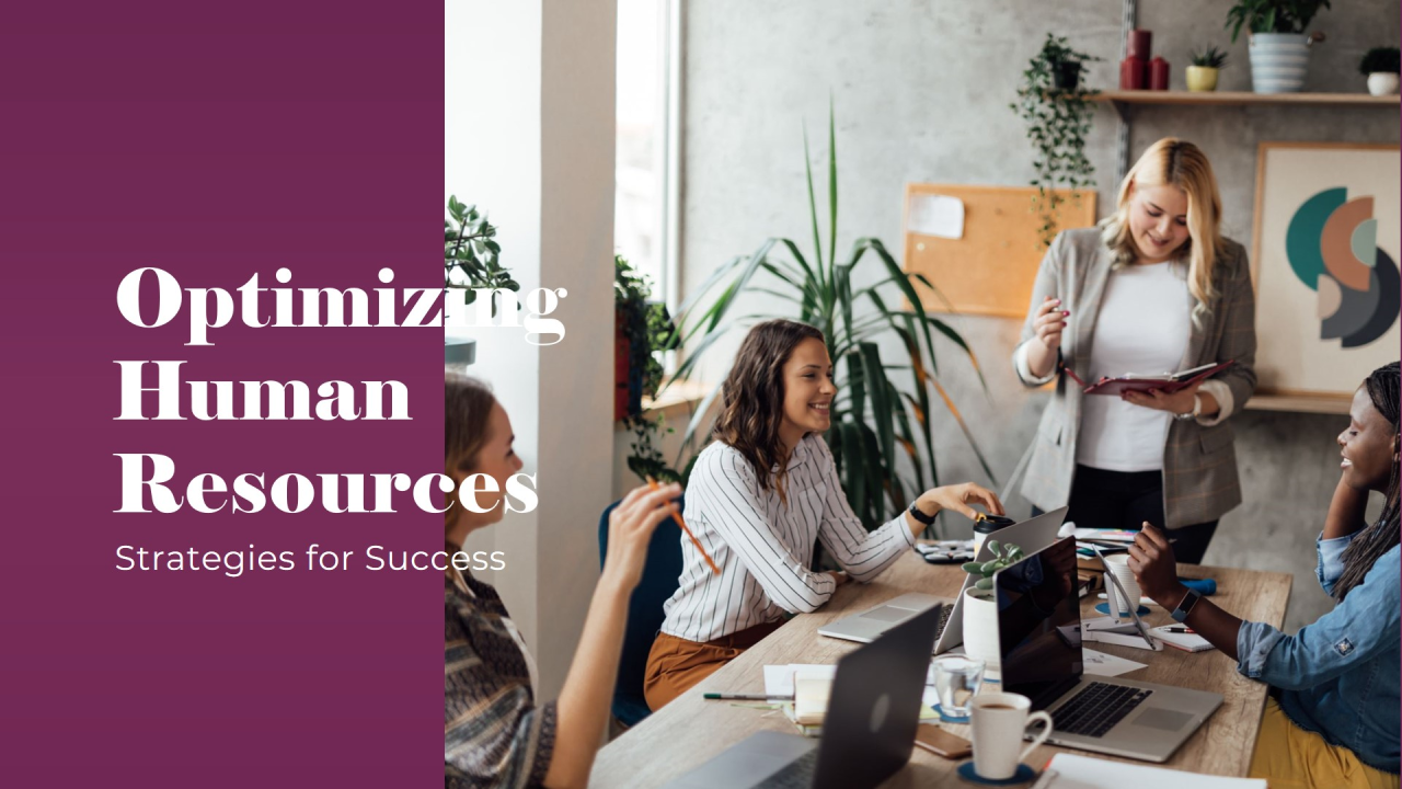 Strategies for Optimizing Human Resources Strategies for Optimizing Human Resources