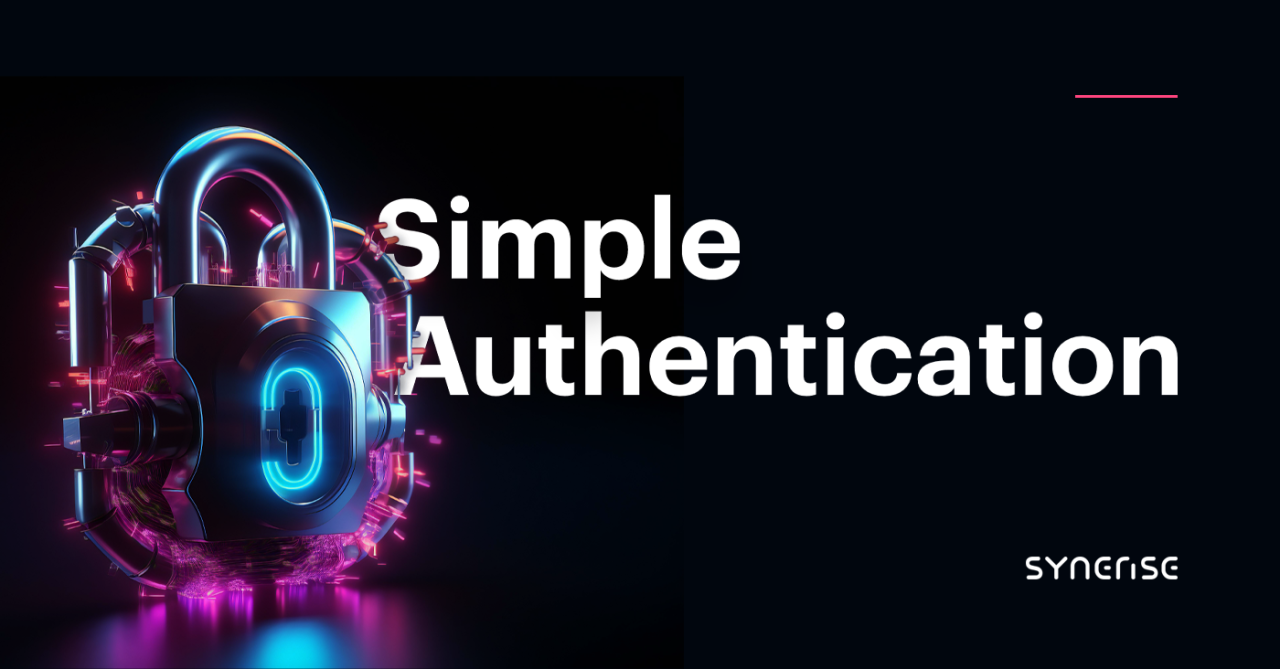 Synerise Simple Authentication for mobile Synerise Simple Authentication for mobile