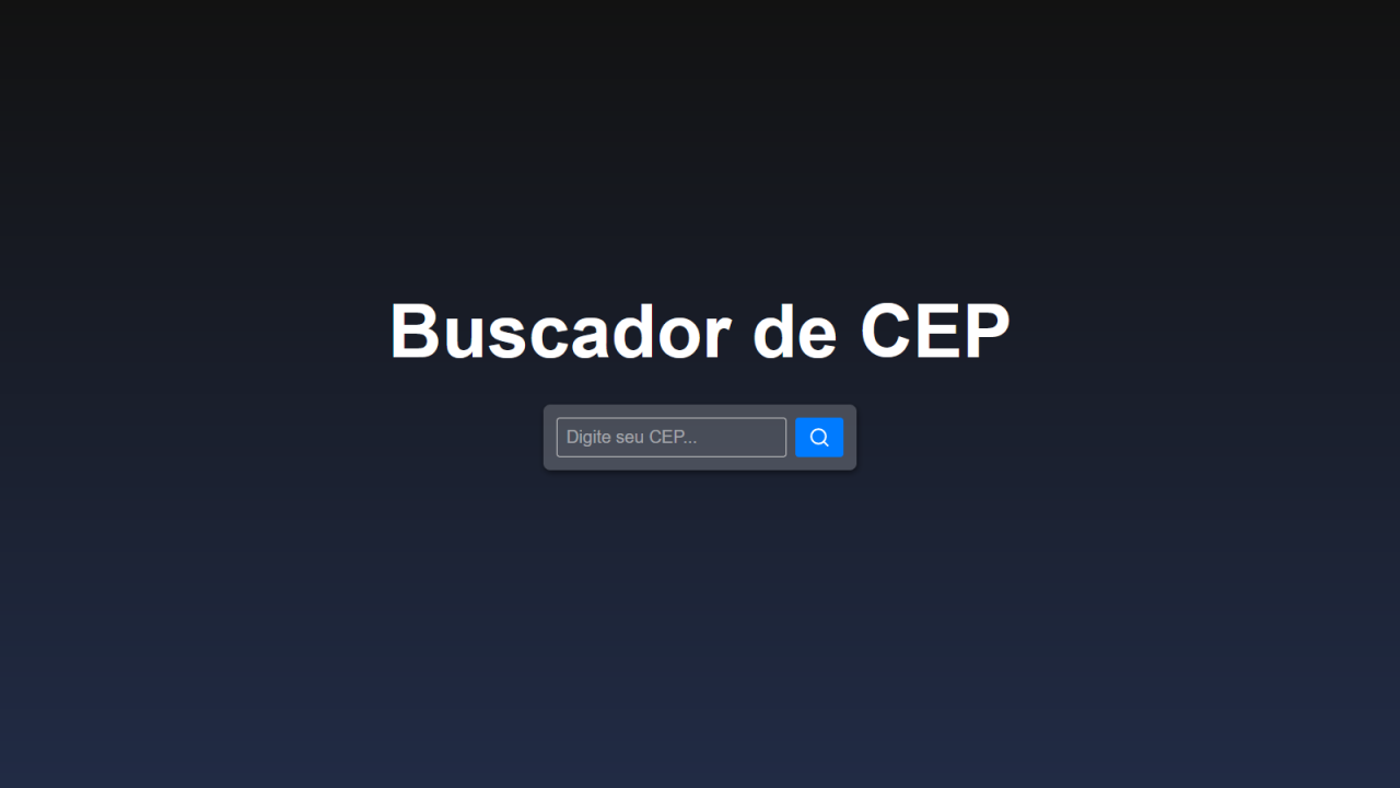 Developed a Zip Code Finder with ReactJS! 🚀 Developed a Zip Code Finder with ReactJS! 🚀