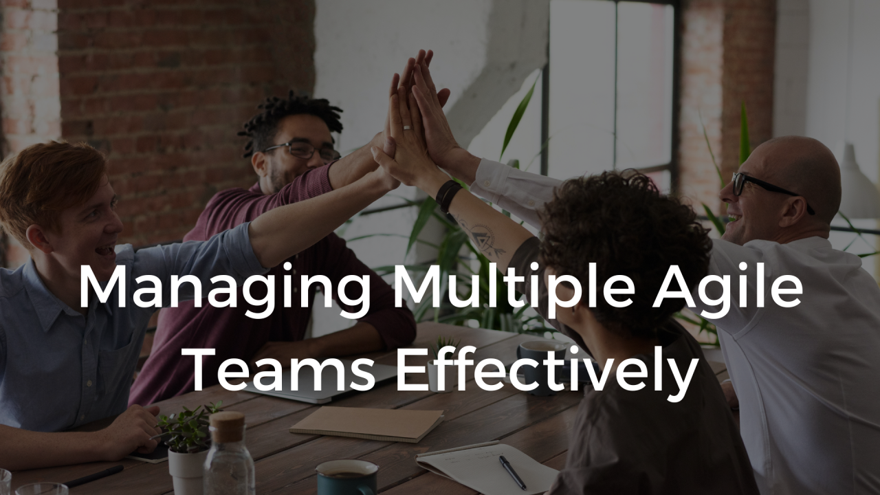 Managing Multiple Agile Teams Effectively Managing Multiple Agile Teams Effectively