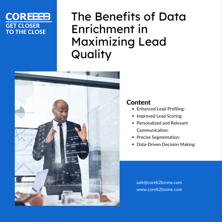 The Benefits of Data Enrichment in Maximizing Lead Quality The Benefits of Data Enrichment in Maximizing Lead Quality