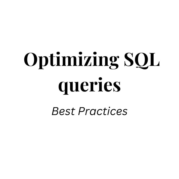 Useful Tips For Optimizing SQL Query Useful Tips For Optimizing SQL Query
