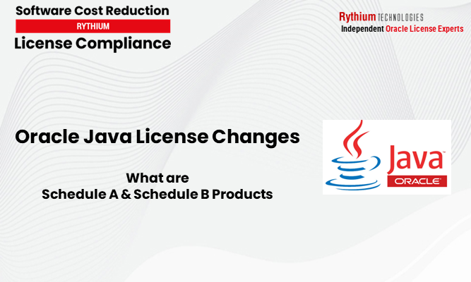 Java License Changes - Approved Oracle Products Java License Changes - Approved Oracle Products