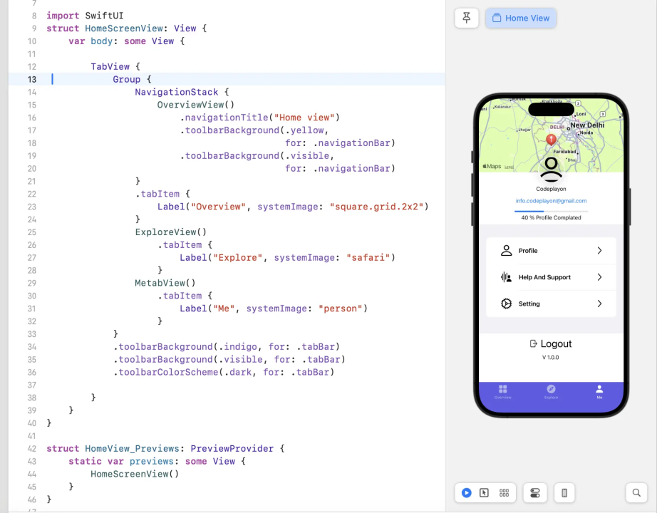 how to create a SwiftUI Tabview : and Customize the Tab Bar how to create a SwiftUI Tabview : and Customize the Tab Bar