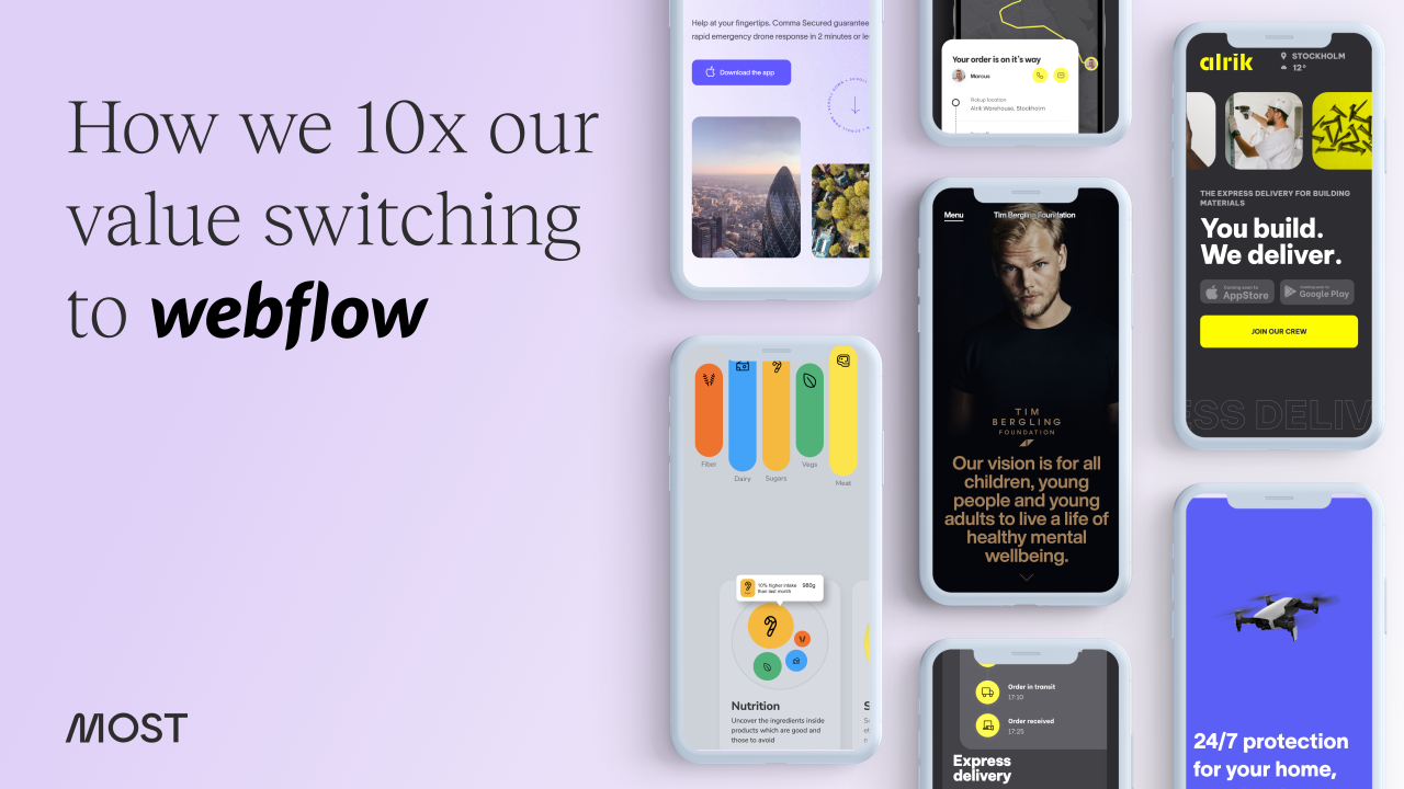 How we 10x our value switching to Webflow How we 10x our value switching to Webflow