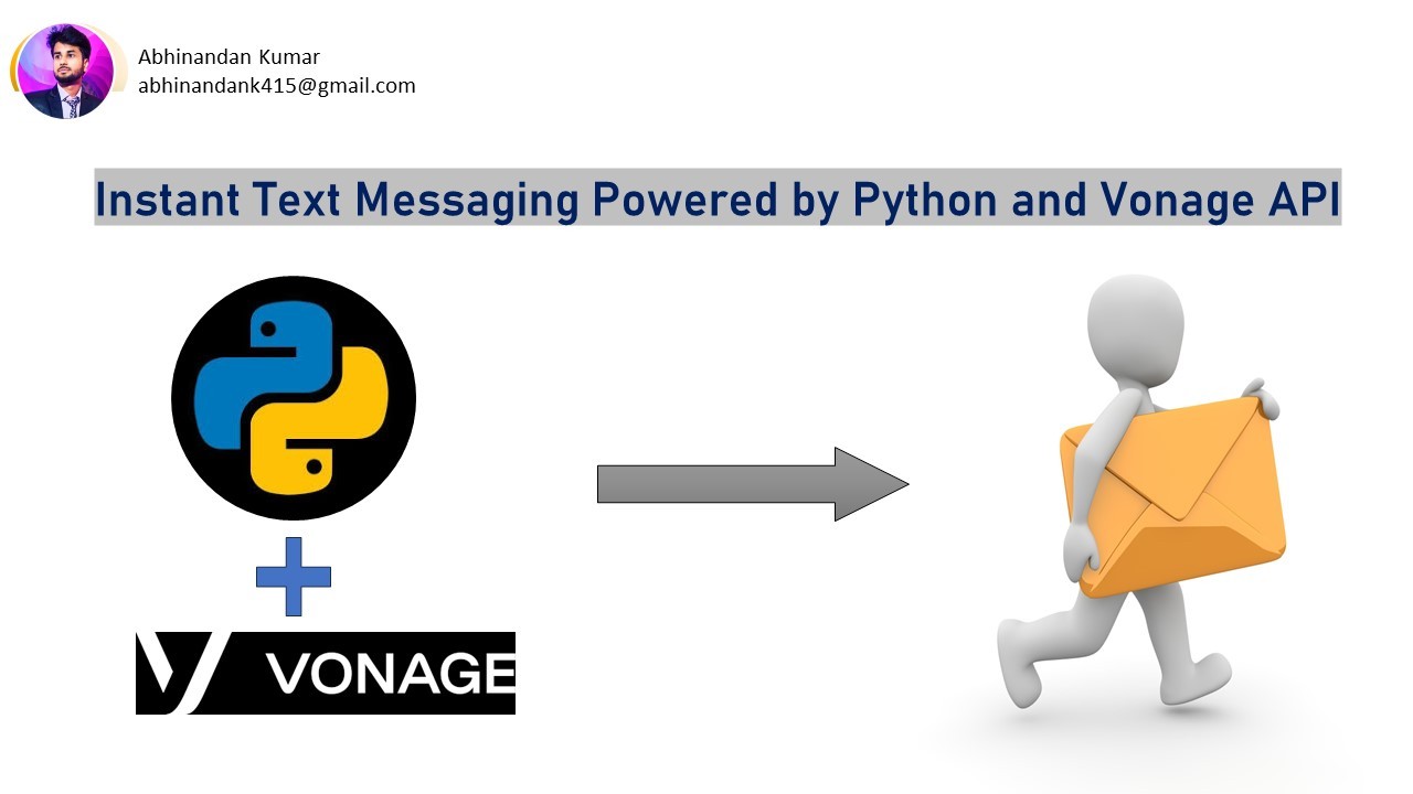 To Send SMS Messages Using Python with Vonage API To Send SMS Messages Using Python with Vonage API