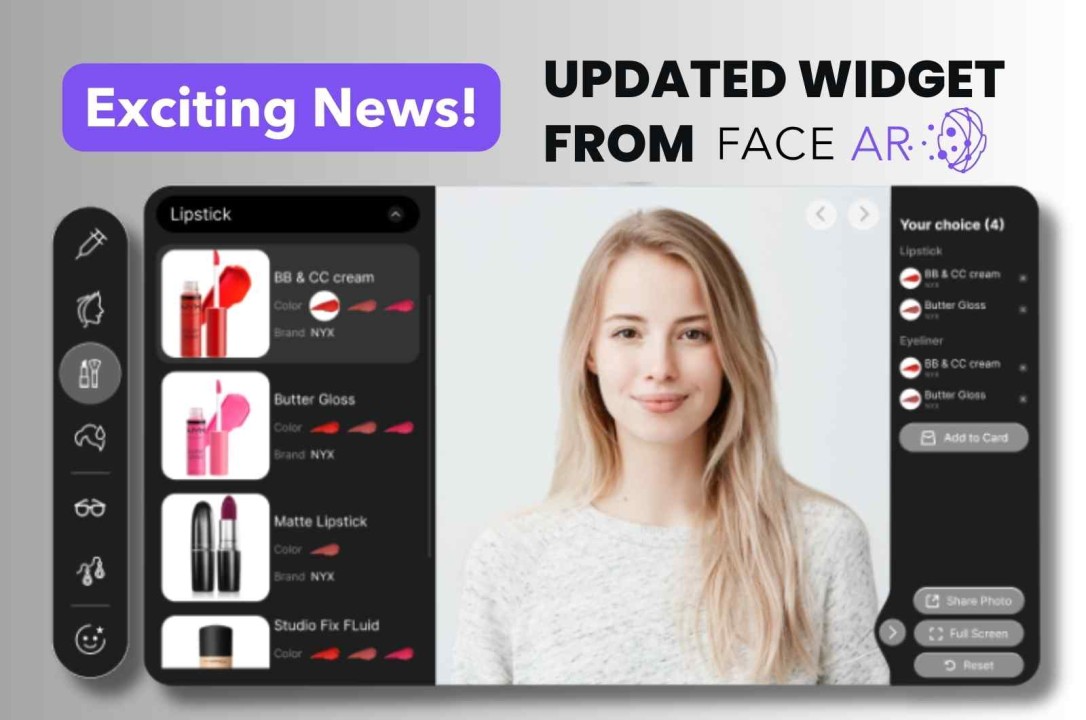 Updating Widget: Exciting News as FaceAR’s Virtual Try-On Widget Just ... Updating Widget: Exciting News as FaceAR’s Virtual Try-On Widget Just ...
