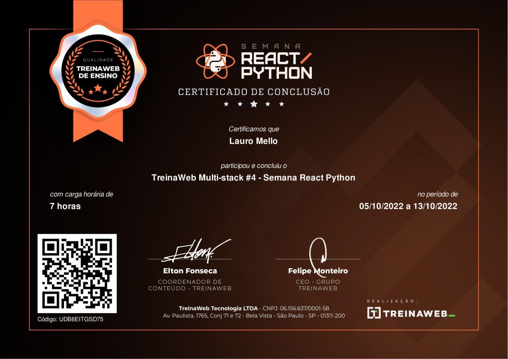Semana React python Semana React python