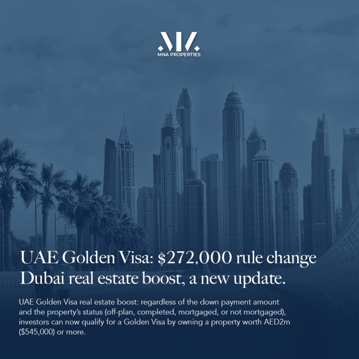 UAE Golden Visa: $272,000 rule change Dubai real estate boost, a new ... UAE Golden Visa: $272,000 rule change Dubai real estate boost, a new ...