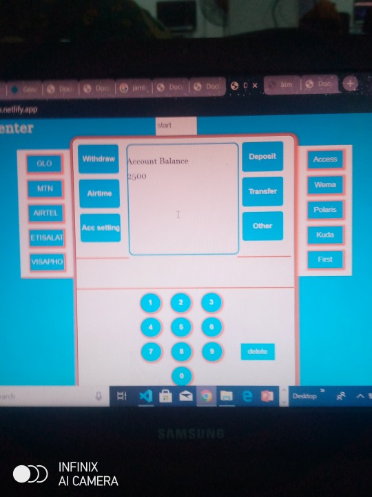 ATM Machine Build with Java-script ATM Machine Build with Java-script