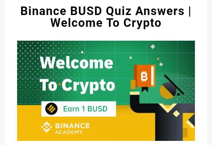 Join Binance learn and earn quiz answers Join Binance learn and earn quiz answers