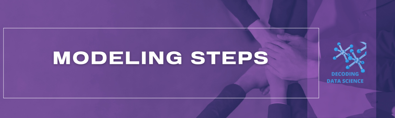 Modeling Steps for Linear Regression Modeling Steps for Linear Regression