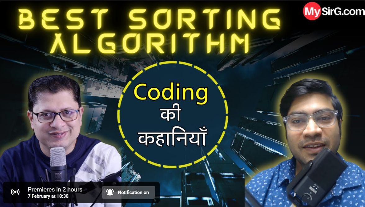 Sorting algorithms and its Time complexity Sorting algorithms and its Time complexity
