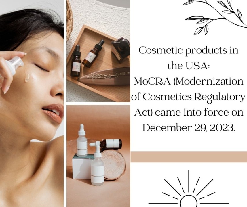 Cosmetic products in the USA: MoCRA (Modernization of Cosmetics ... Cosmetic products in the USA: MoCRA (Modernization of Cosmetics ...