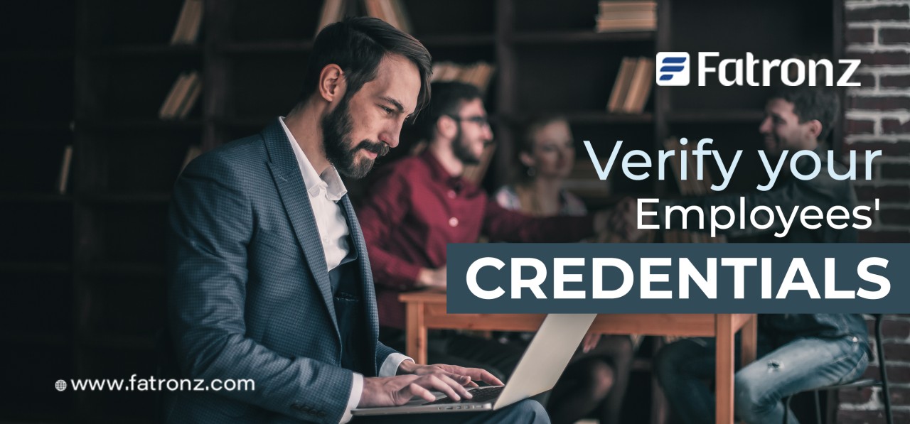 Verify your employees' credentials Verify your employees' credentials