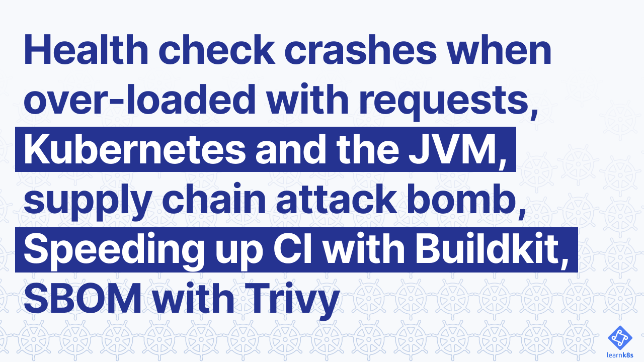 Health check crashes when over-loaded with requests, Kubernetes and the ... Health check crashes when over-loaded with requests, Kubernetes and the ...