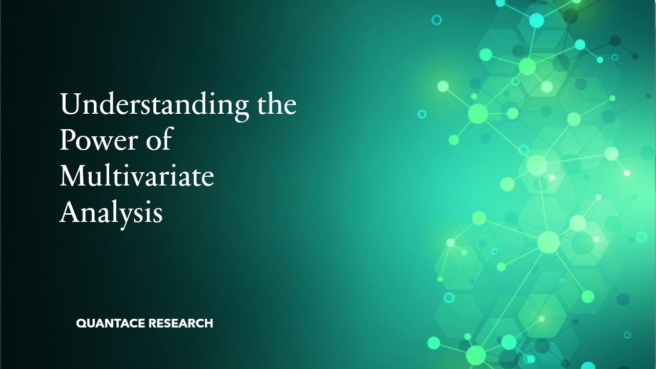 Multivariate Analysis Multivariate Analysis