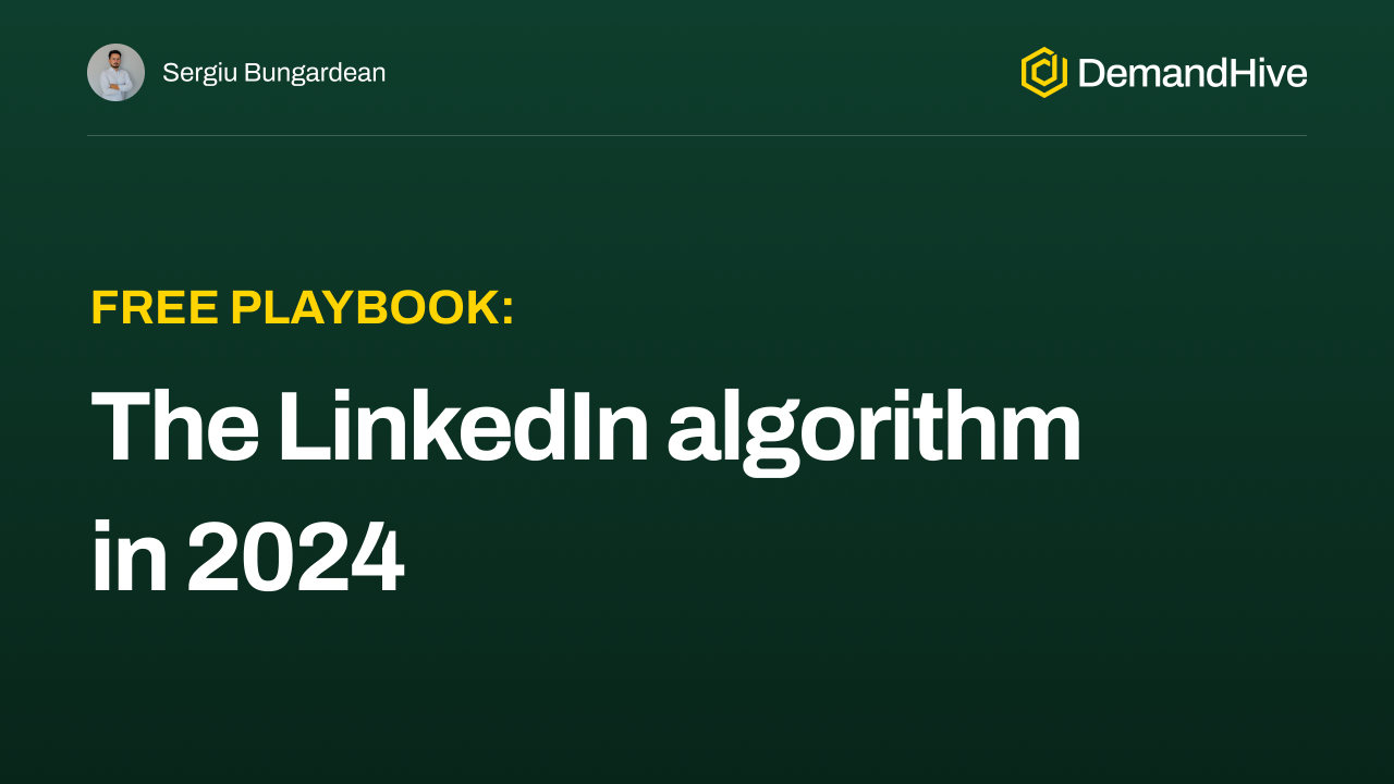 TGC #45: Free playbook – The LinkedIn algorithm in 2024 TGC #45: Free playbook – The LinkedIn algorithm in 2024