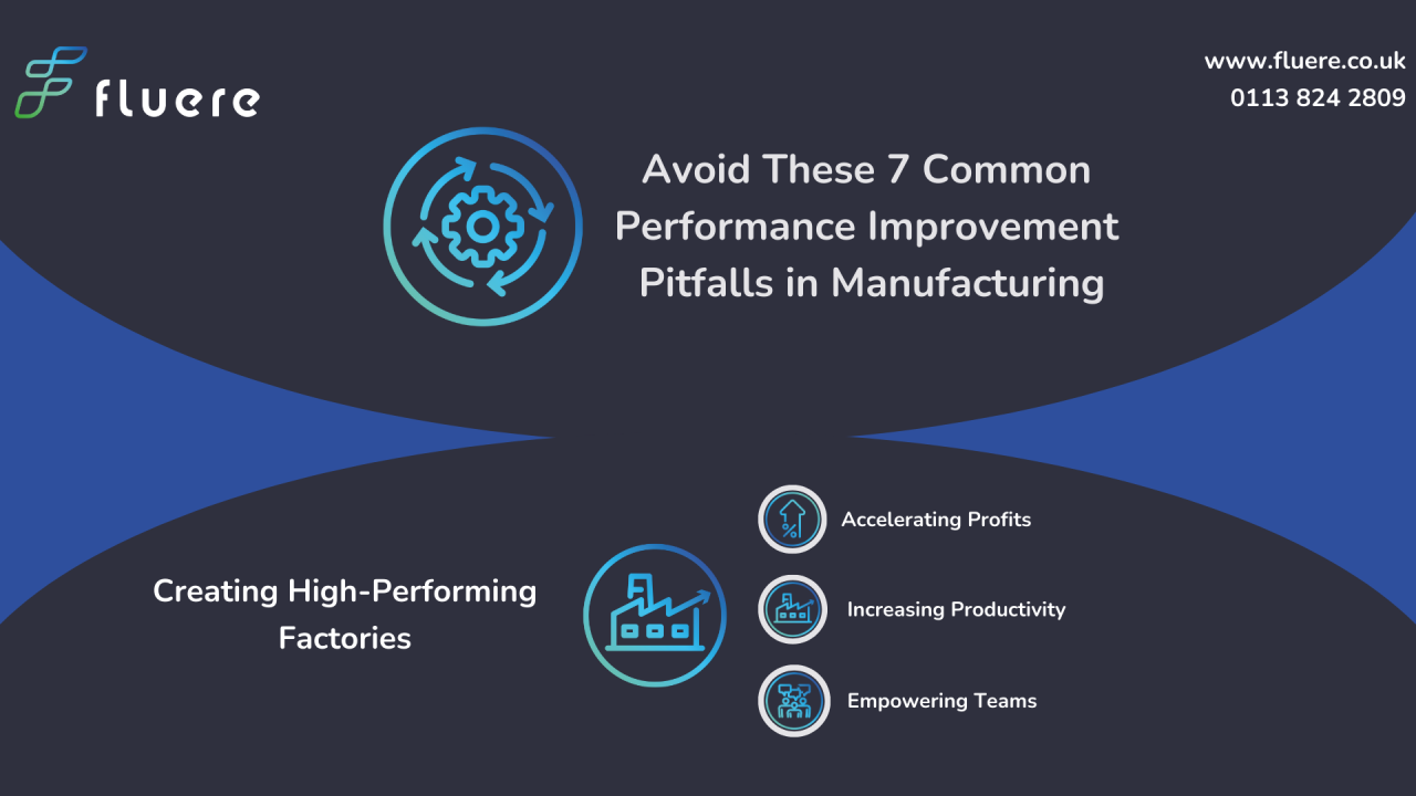 Avoid these 7 common performance improvement pitfalls in manufacturing. Avoid these 7 common performance improvement pitfalls in manufacturing.