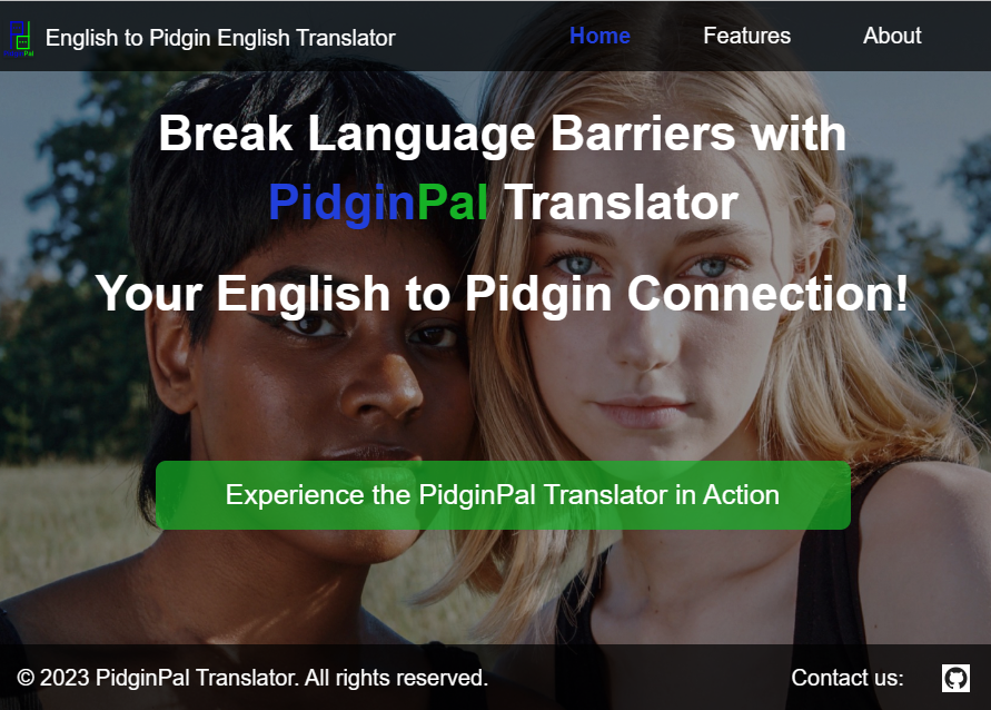 Enhancing Cross-Cultural Communication with the PidginPal Translator Enhancing Cross-Cultural Communication with the PidginPal Translator