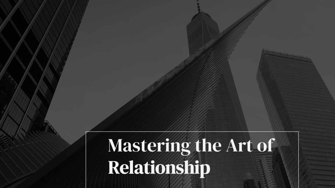 Building Relationships in Complex Sales Building Relationships in Complex Sales
