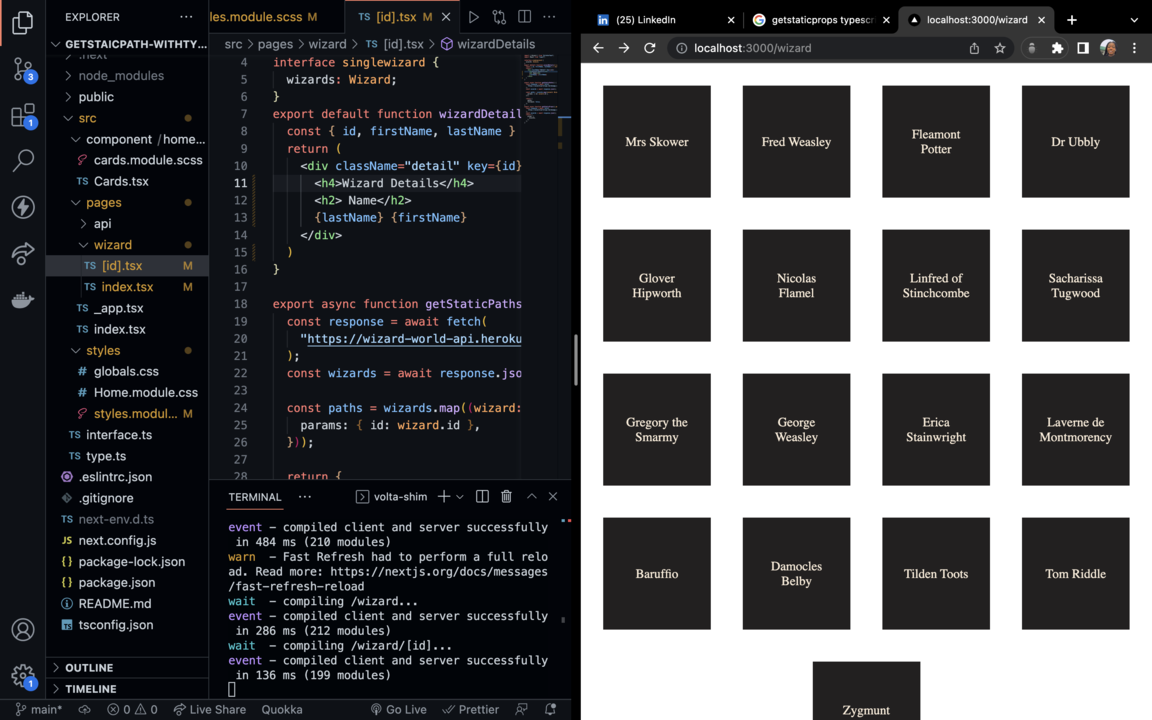 Fetching Data from an API using getstaticProps and getStaticPath with ... Fetching Data from an API using getstaticProps and getStaticPath with ...