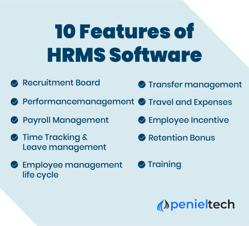 10 Features of HRMS Software 10 Features of HRMS Software