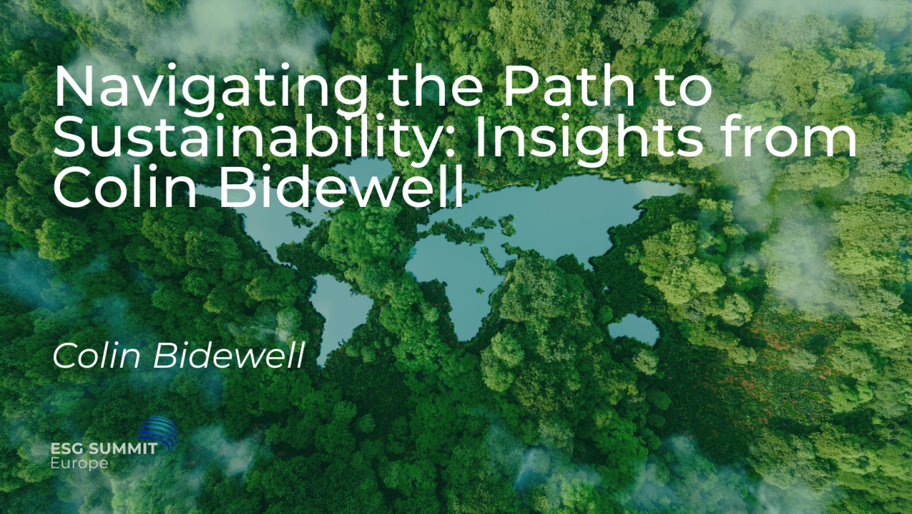 Navigating the Path to Sustainability: Insights from Colin Bidewell Navigating the Path to Sustainability: Insights from Colin Bidewell
