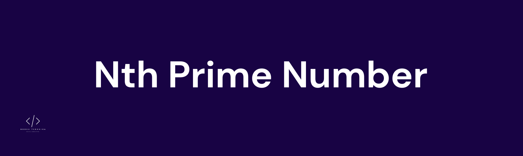 Nth Prime Number Nth Prime Number