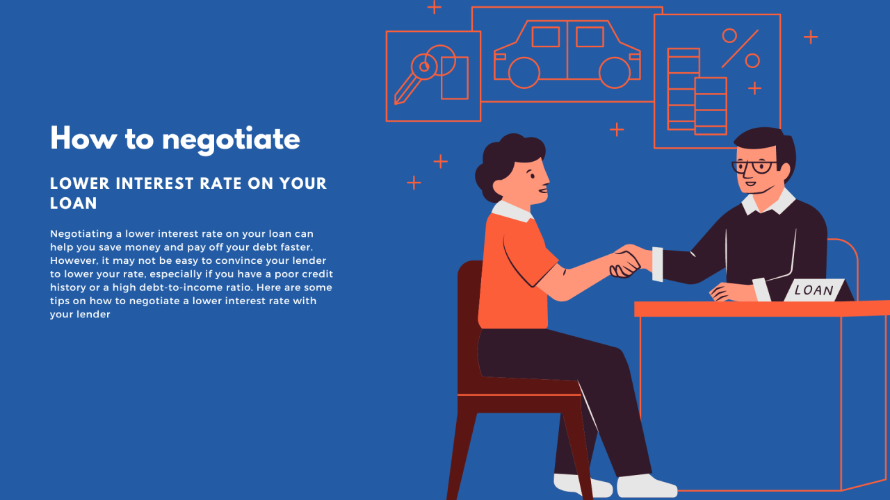 How to negotiate lower interest rate on your loan How to negotiate lower interest rate on your loan