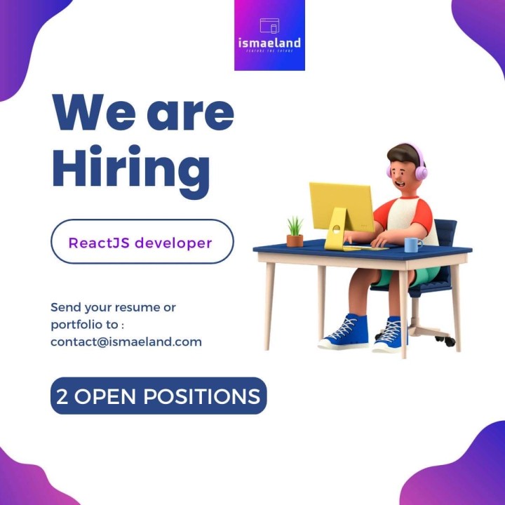 We are hiring reactjs developer We are hiring reactjs developer