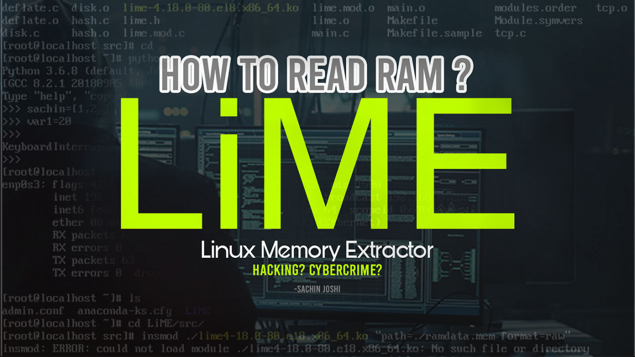 Reading RAM using LiME Reading RAM using LiME