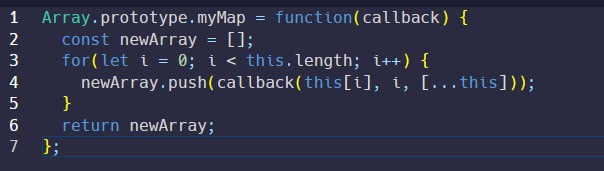 Custom Map function Custom Map function