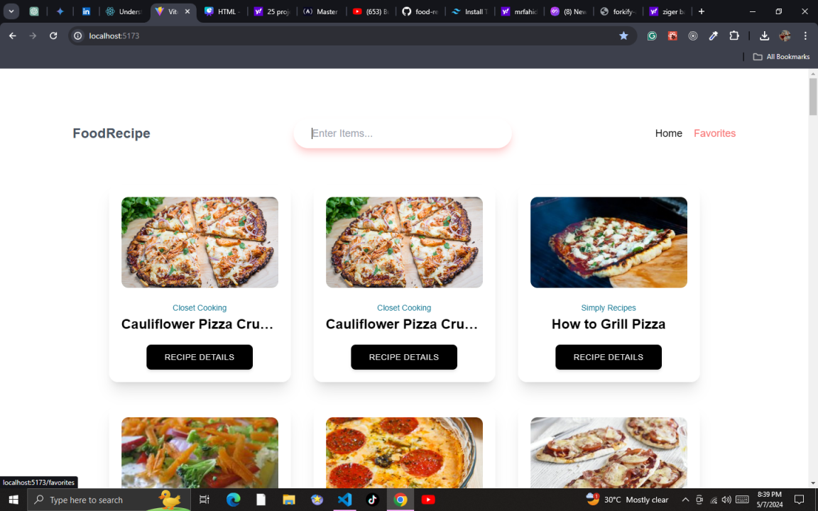 Food Recipe app Food Recipe app