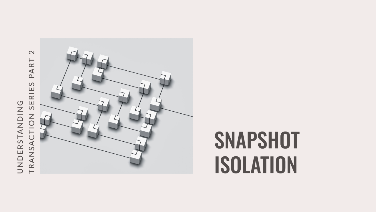 snapshot isolation : transaction database snapshot isolation : transaction database