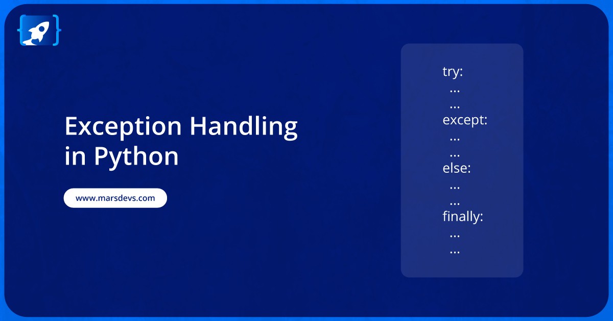 Introduction to Exception Handling in Python by MarsDevs. Introduction to Exception Handling in Python by MarsDevs.