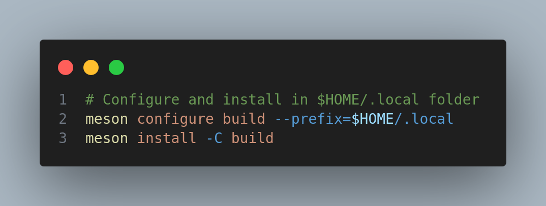 Meson Simplistic Build System Meson Simplistic Build System